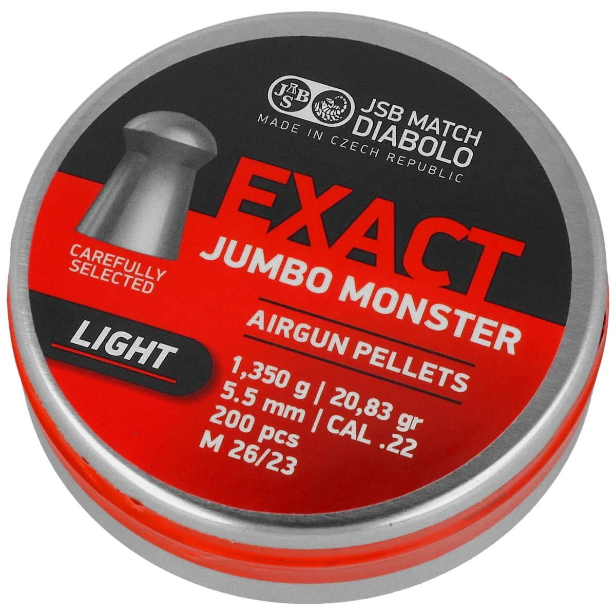 Śrut JSB Diabolo Exact Jumbo Monster Light 5.52 mm, 200 szt. (546088 ...